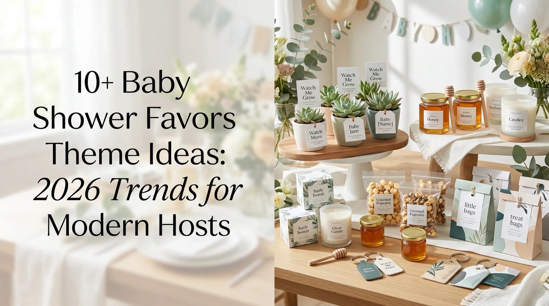 10+ Baby Shower Favors Theme Ideas for a Zero-Waste 2026